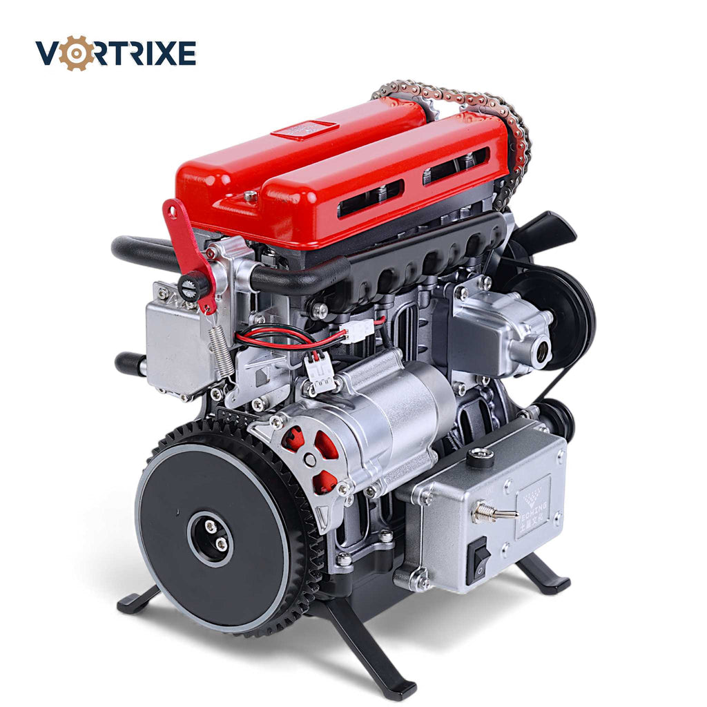 VORTRIXE & TECHING Full Metal L4 Car Engine Model Kit – Vortrixe