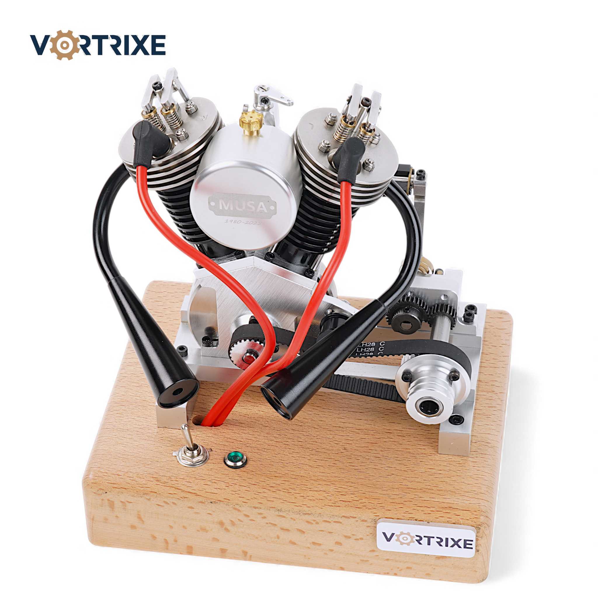 VORTRIXE Motorcycle Mini V-twin Hoglet Engine V2 Gasoline 4-Stroke Eng ...