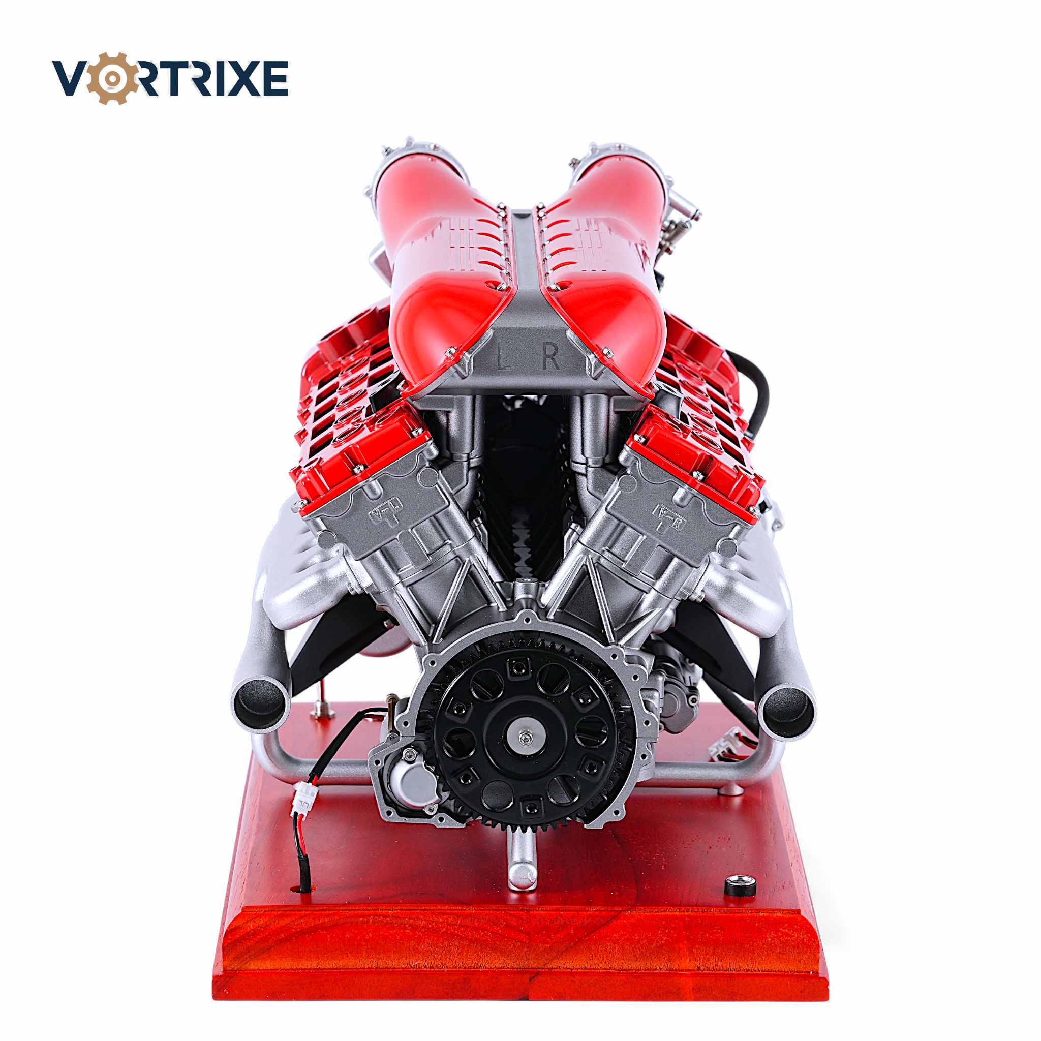 VORTRIXE & TECHING 800+PCS 1/4 Metal V12 Engine Model Kit with Electri ...
