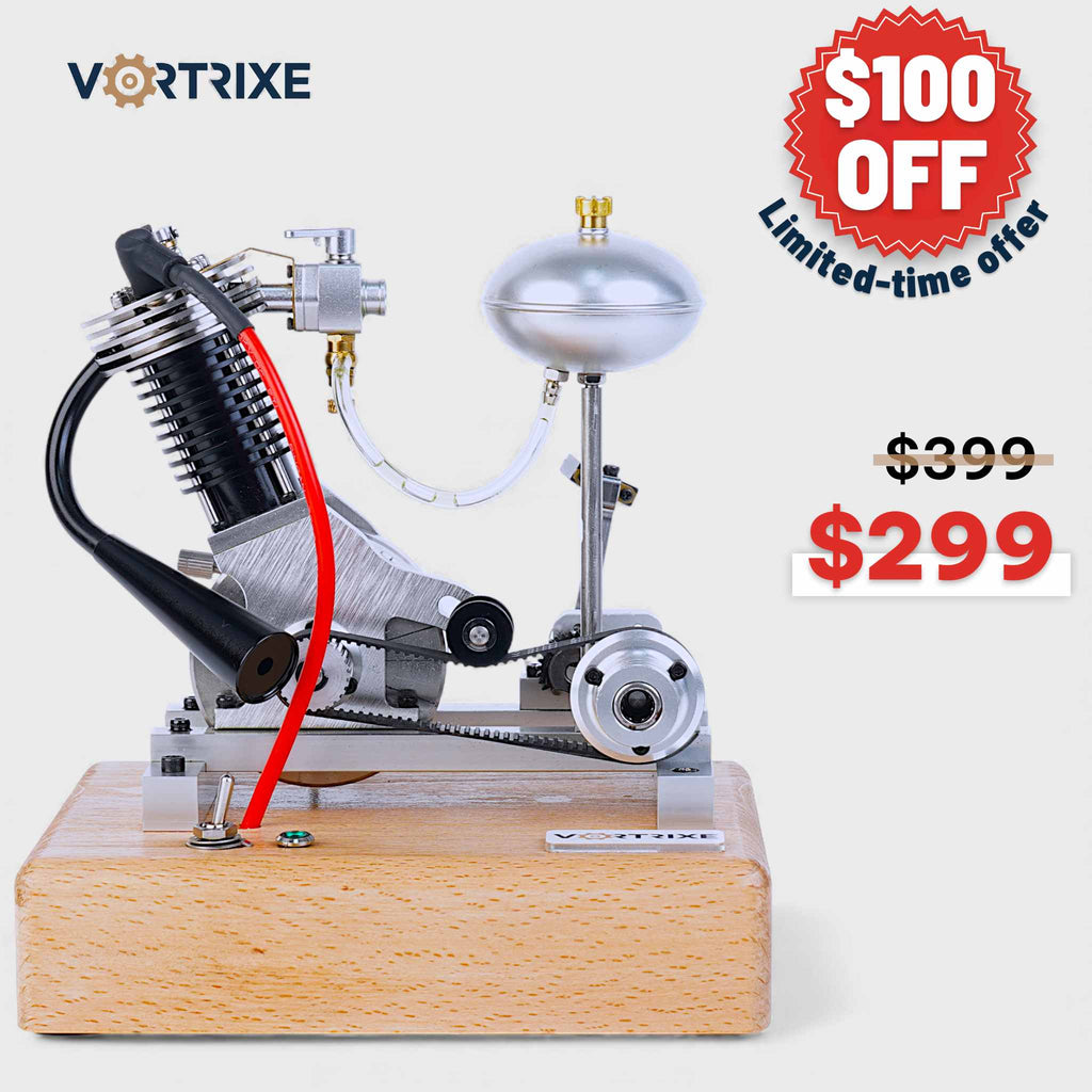 VORTRIXE Hoglet V1 Single-Cylinder 4-Stroke Kickstart Mini Gas Motorcy ...