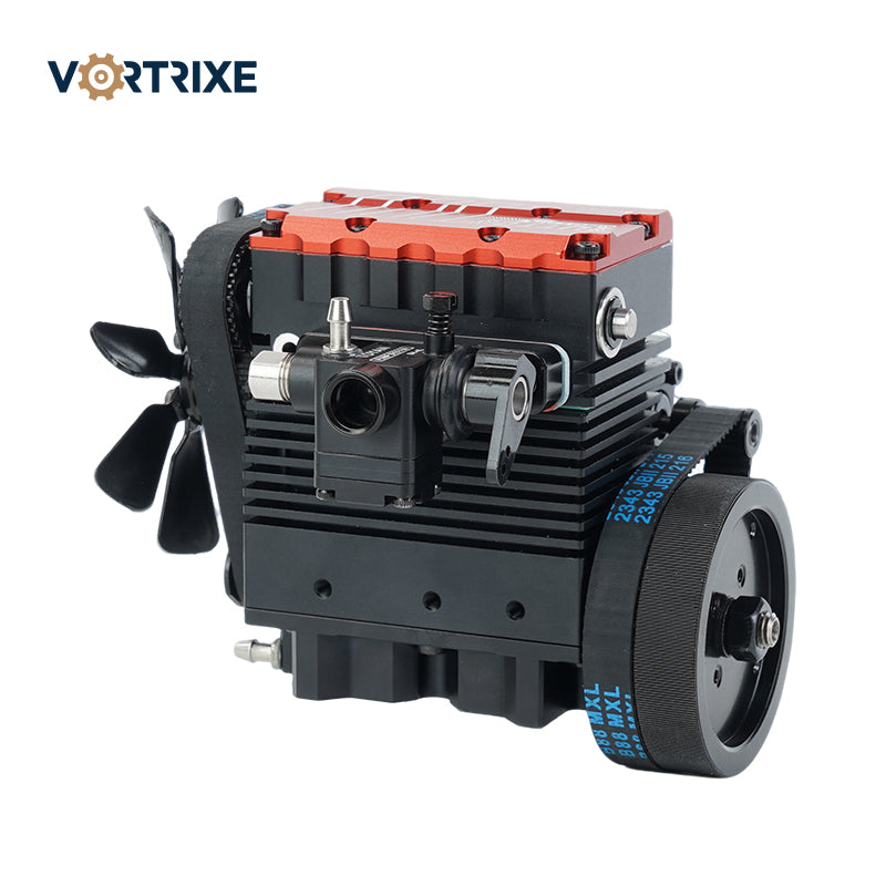 VORTRIXE & TOYAN FS-L200AC Engine 2 Cylinder 4 Stroke Engine Model Kit ...