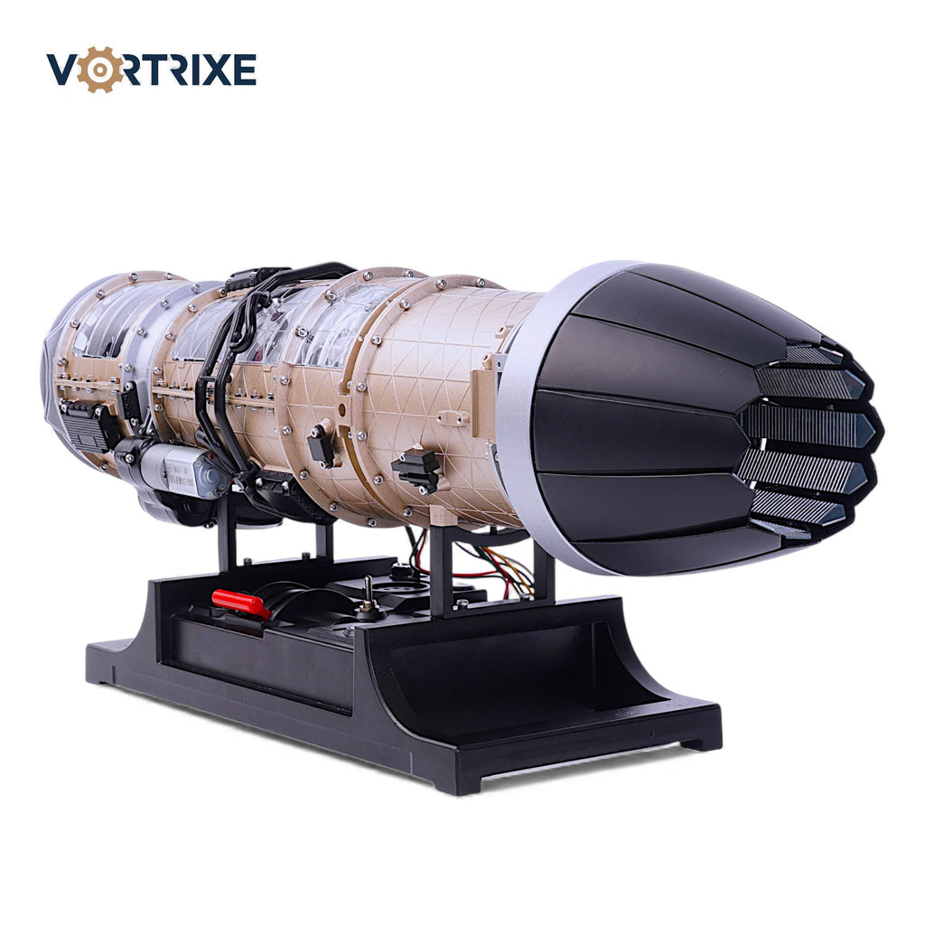VORTRIXE & TECHING 600+Pcs 1/10 F35 Military Fighter Turbofan Engine M ...